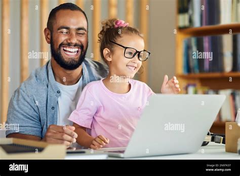 Now You Look Like Me A Young Father Showing His Daughter His Work While Playing Around With His