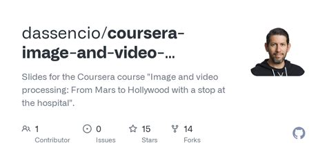 Github Dassencio Coursera Image And Video Processing Slides For The Coursera Course Image