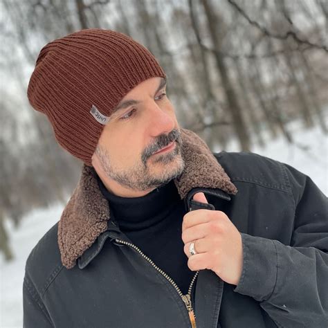 Шапка ЮТА шоколад 100 мериносовая шерсть в интернет магазине Ярмарка Мастеров по цене 2300