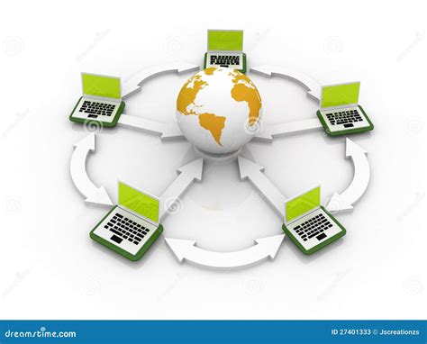Global Computer Network Stock Illustration Illustration Of Technology