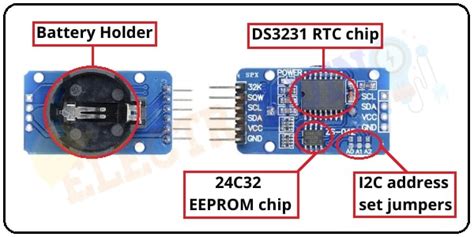 Introduction To Ds3231 Rtc Module Electroduino