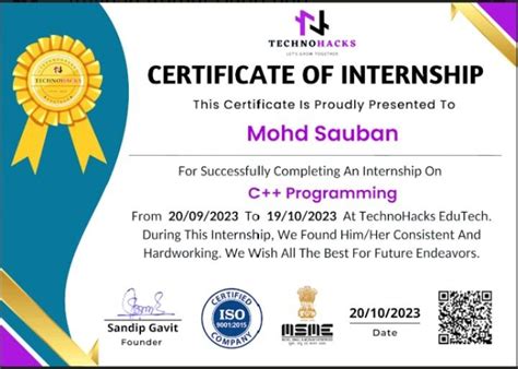 Mohd Sauban On Linkedin 🚀 Exciting News I Have Successfully