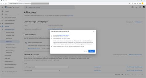 How To Configure API Access To Google Play Console