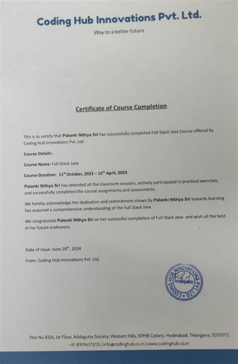 🎉 I Am Thrilled To Share That I Have Successfully Completed My Full