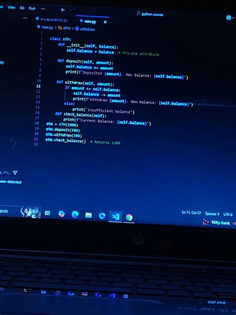 Encapsulation Python Manju G K