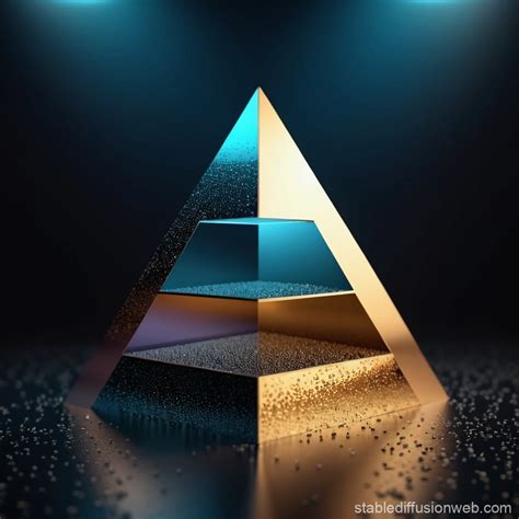 Triangle Split Into 4 Levels Stable Diffusion Online