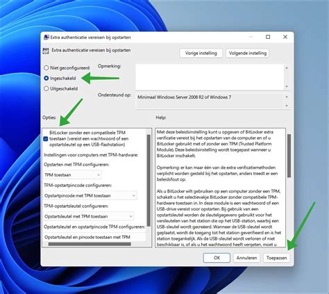 Bitlocker Inschakelen In Windows 11 Of 10 Zonder Tpm