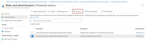 Microsoft 在 Entra 識別碼中新增、測試或移除受保護的動作 Microsoft Entra Id Microsoft Learn