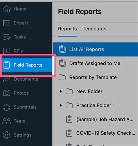 Getting Started Field Reports Plangrid