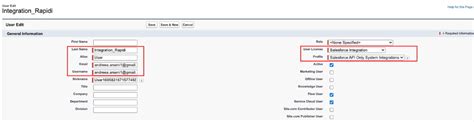 How To Set Up The Salesforce Integration User