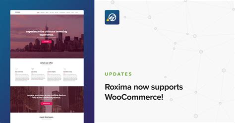 Roxima Now Supports WooCommerce CSSIgniter