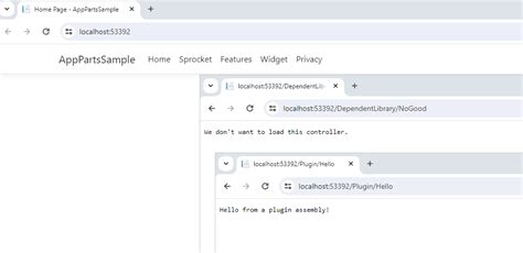 C How To Map Controllers From Application Part To Subpath Stack