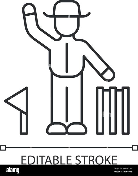 Cricket Umpire Clipart