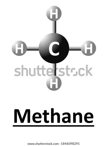 Methane Structural Formula Royalty Free Vector Image 59 Off