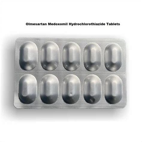 Olmesartan Medoxomil Hydrochlorothiazide Tablets 20 Mg At ₹ 115 Box In