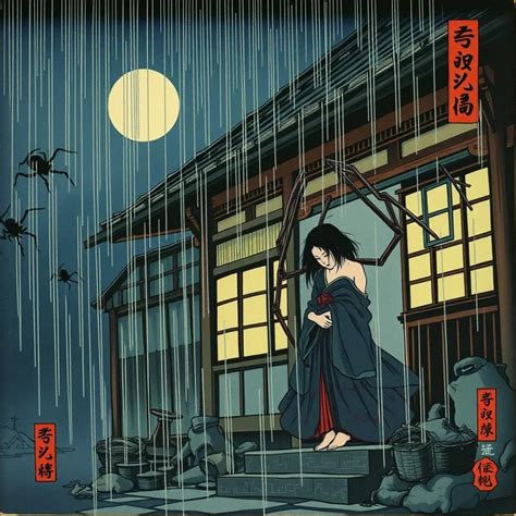 Discover Japanese Urban Legends Spider Tsuchigumo Mythic Metropolis
