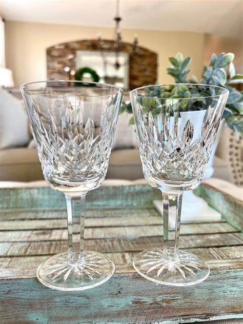 Waterford Crystal Lismore Pattern Claret Wine Glasses 5 78 Wedding Tycaalak Waterford Crystal