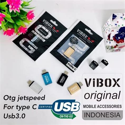 Jual OTG CONECTOR VIBOX TYPE C JETSPEED OTG 29 OTG KABEL TYPE C OK 12C Shopee Indonesia