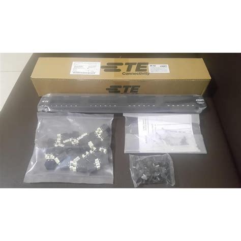 Jual Patch Panel 24 Port Amp Commscope Cat 6 Cat6 Lengkap Siap Pakai 760237040 Cpp Uddm Sl 1u 24