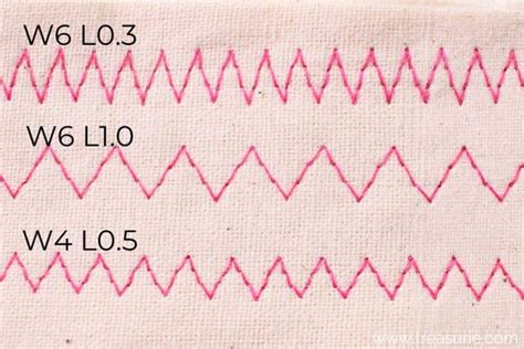Zig Zag STITCH How To Zig Zag Best Settings TREASURIE