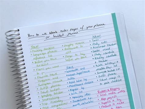 Fun Things To Write In Your Notebook At Samantha Fredricksen Blog