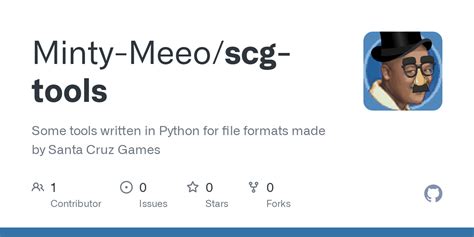 Github Minty Meeo Scg Tools Some Tools Written In Python For File Formats Made By Santa Cruz