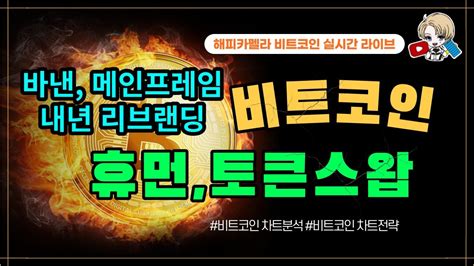 비트코인 실시간 휴먼스케이프 토큰스왑 바이낸스에서 메인프레임 리브랜딩 및 토큰스왑 내년 12월 20일 저녁💎 Youtube