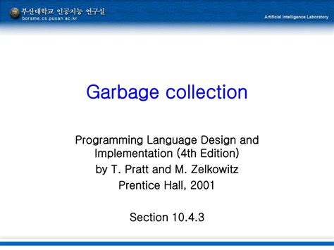 Ppt Garbage Collection Methods And Algorithms Powerpoint Presentation