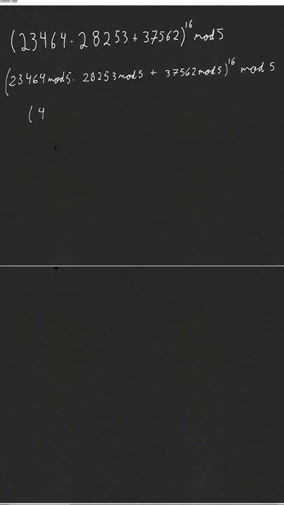 Modulo Of An Expression Crash Course Youtube