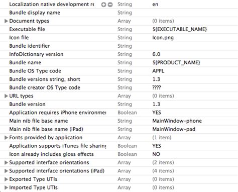 Ios Xcode Adding Duplicate And Incorrect Icon Filenames To Infoplist