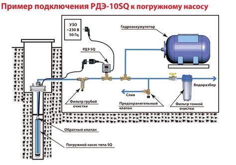 Схема подключения датчика давления и реле сухого хода схема