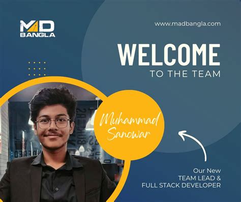 Madbangla On Linkedin Teamlead Fullstackdeveloper Welcomeaboard Madbangla