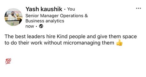 yash kaushik on linkedin leaders kindness supportive collaborative
