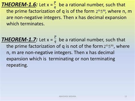 Real Number Class 10th PPTX