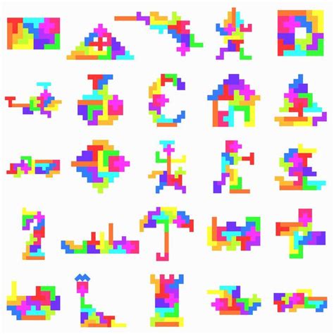 Tetris Pieces Vector Art Icons And Graphics For Free Download