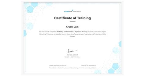 Arushi Jain On Linkedin Successfully Completed The Marketing Fundamentals A Beginners Journey…