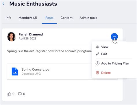 Wix Groups Managing Your Group Help Center Wix