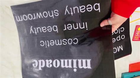 유리스티커 뷰티샵 시트컷팅 로고 글자 영업시간 문스티커 오픈클로즈 스티커 Youtube