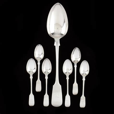 Group Of Victorian Silver Spoons Lot 4291