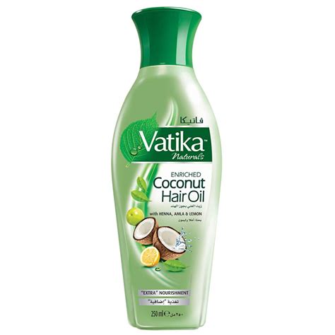 Vatika Naturals Enriched Coconut Hair Oil, 250ml - DealzDXB