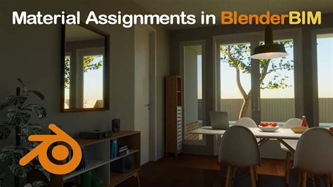 Blenderbim Material Assignment Youtube