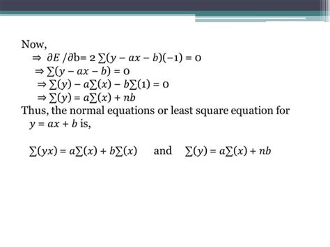 Curved Fitting By The Method Of Least Squar Fitting Of Straight Line Pdf
