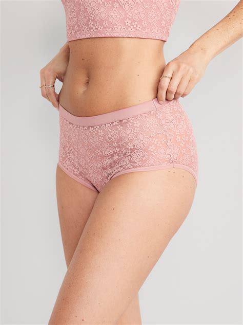 High Waisted Lace Bikini Underwear Old Navy