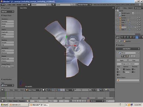 Problem In Mirroring While Face Modeling Modeling Blender Artists