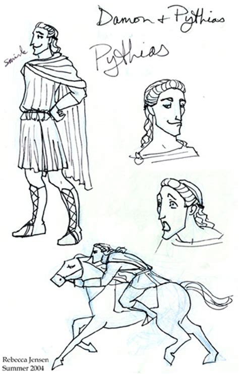 Damon And Pythias By Rebecca Jj