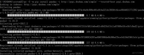 Pandas包的安装和could Not Find A Version That Satisfies9mb62b16bad6e83e的技术博客51cto博客