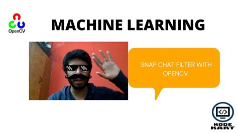 machine learning snapchat filter using opencv youtube
