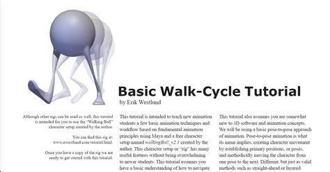 Ordinary Walk Cycle Tutorial Ryan Morrison Ryanimation