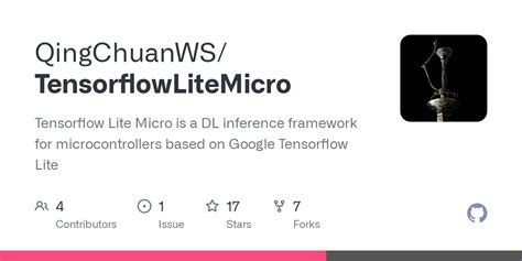 Github Qingchuanws Tensorflowlitemicro Tensorflow Lite Micro Is A Dl Inference Framework For