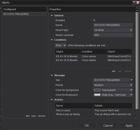 Ema Alert Issue Ninjatrader Support Forum